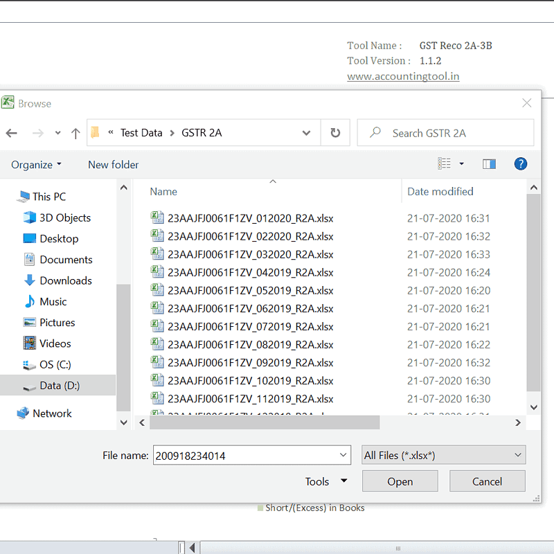 GSTR 2A, GSTR 2B Reconciliation | GST Input Credit Match | AccountingTool