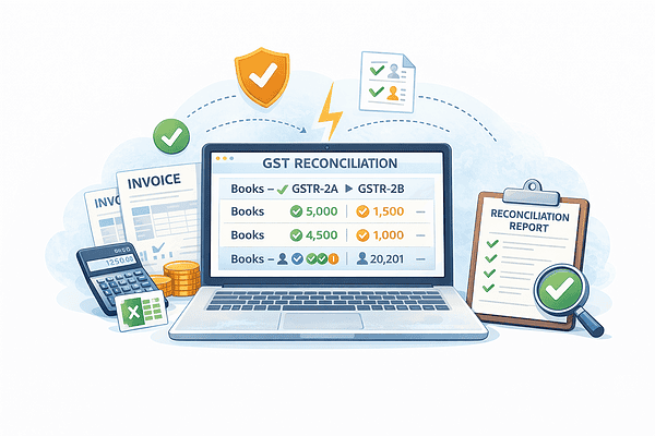 GSTR-2B Reconciliation Tool | GSTR-1 & ITC Matching Software