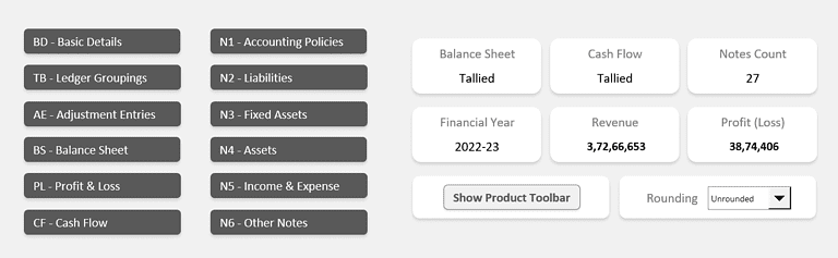 Balance Sheet Software | Schedule III Automation Tool